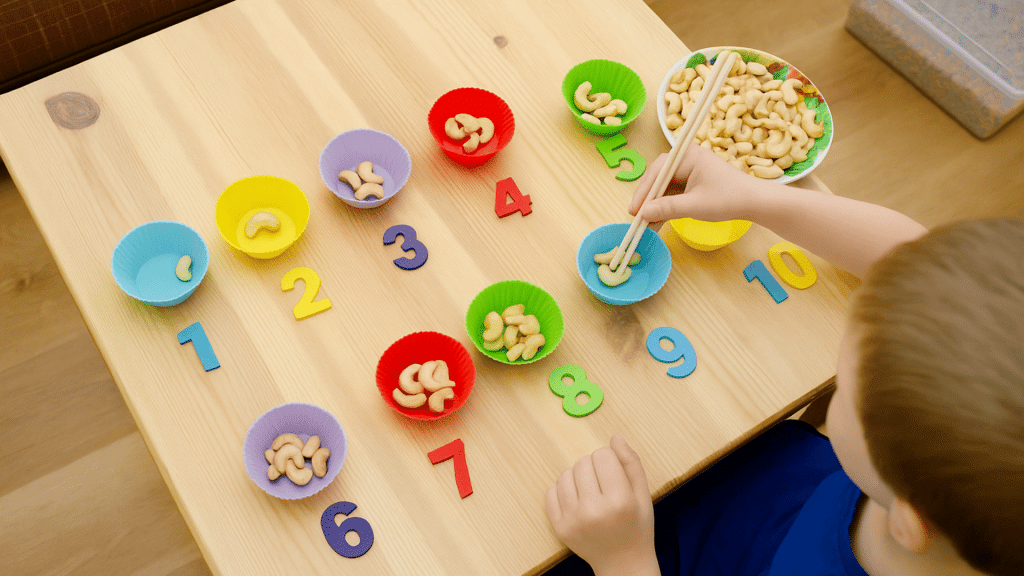 56 Hands-On Math Activities for Preschoolers - Rich Single Momma