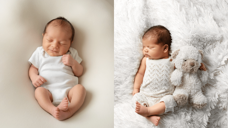 Newborn Scrunch: That Adorable Curl Explained - Rich Single Momma