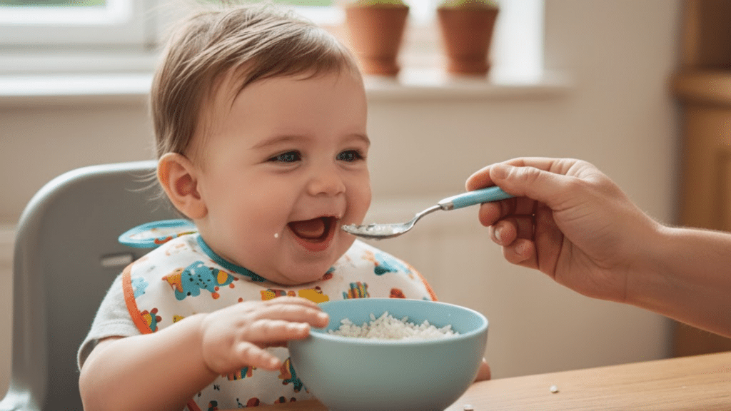 Rice for Babies: When to Start and How to Serve - Rich Single Momma